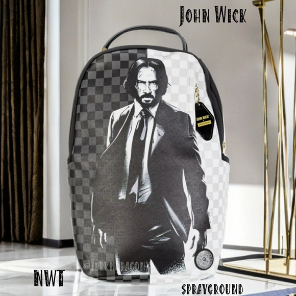 Sprayground | Bags | Nwt John Wick Hotel Backpack Mens Genuine ...